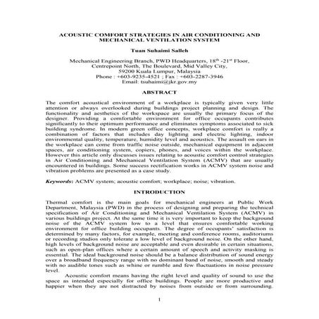 ASHRAE 2019 CHAPTER 48. NOISE AND VIBRATION CONTROL | PDF