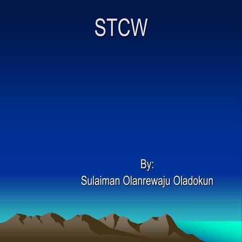 Stcw | PDF