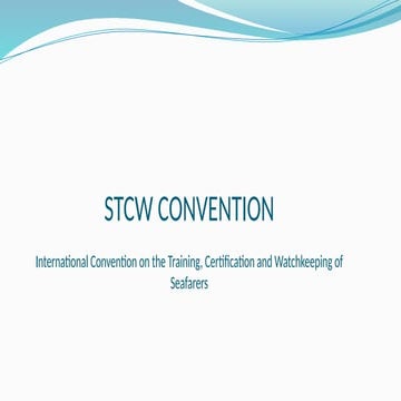 STCW 1978-1995 International Convention.pptx