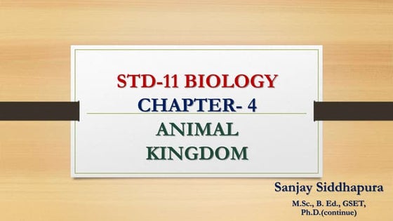 Class 11th - Biological classification | PPT