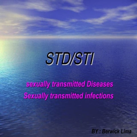 STD | PPT | Sexual Conditions | Sexual Health