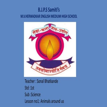 std- 1st, subject- Science-lesson-1,Animals around us.pptx