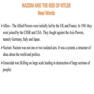STD. 9 HISTORY L 3, NAZISM AND THE RISE OF HITLER.pptx