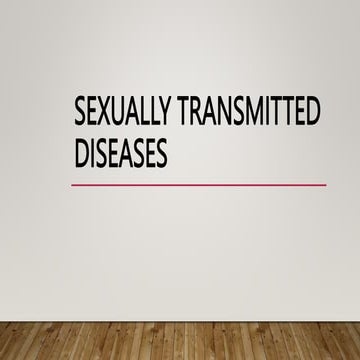 Sexually transmitted diseases in humanbeings | PPT