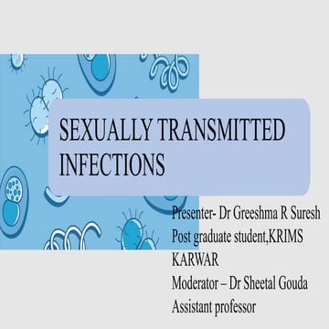 Sexually transmitted diseases microbiology | PPTX