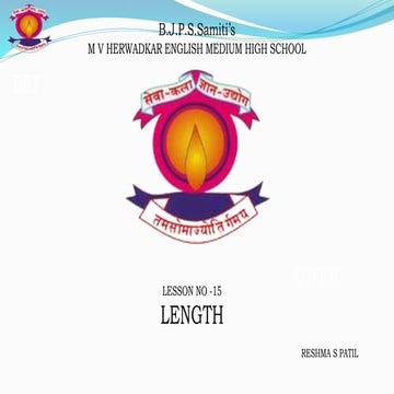 STD 1,MATHS,lesson no 15, Length, 2022-23.pptx