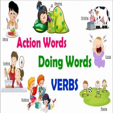 STD 2- DOING WORDS (VERBS) Verb is also called a doing /action word | PPTX