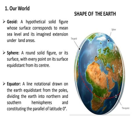 Std 4 Ch1 Our World | PPTX | Geography | Science
