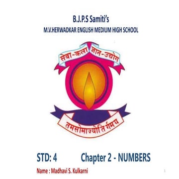 STD 4 CH2-NUMBERS.pptx | Science