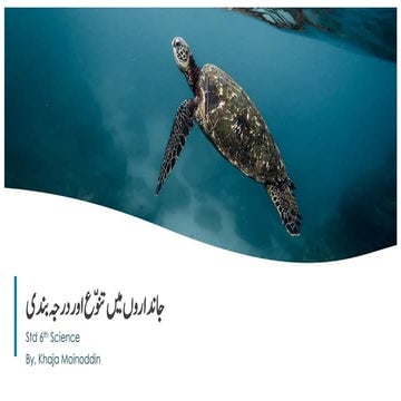 Science Std 6th Urdu medium chapter.3 | PDF