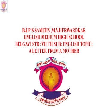 STD 7TH A LETTER FROM A MOTHER.pptx