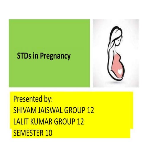 STD in Pregnancy.polycythemia Ovary disease | PPTX