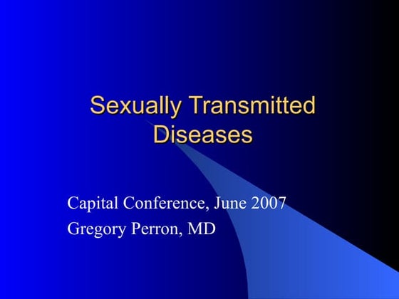 Gonorrhea Powerpoint Ppt
