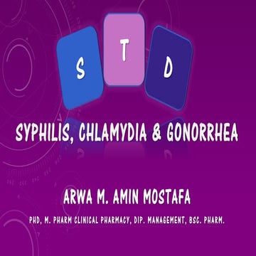 Sexually Transmitted Diseases (STDs): Bacterial STDs | PDF