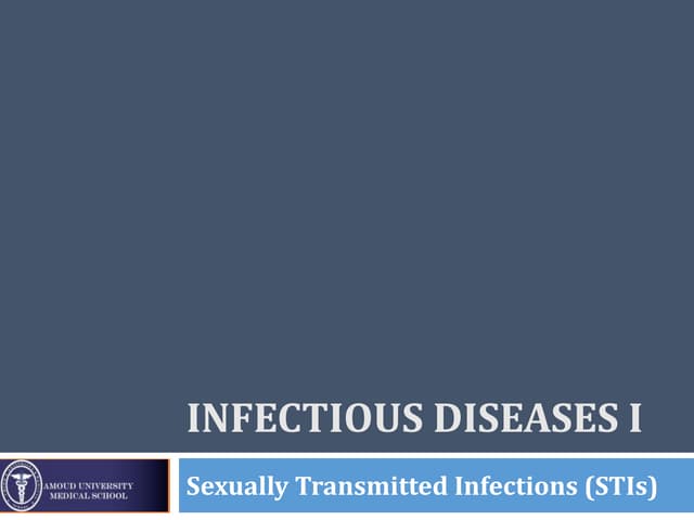 14. sexually transmitted diseases gonorrhoea | PPTX | Sexual Conditions | Sexual Health