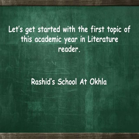 rashid's school at okhla | PPTX