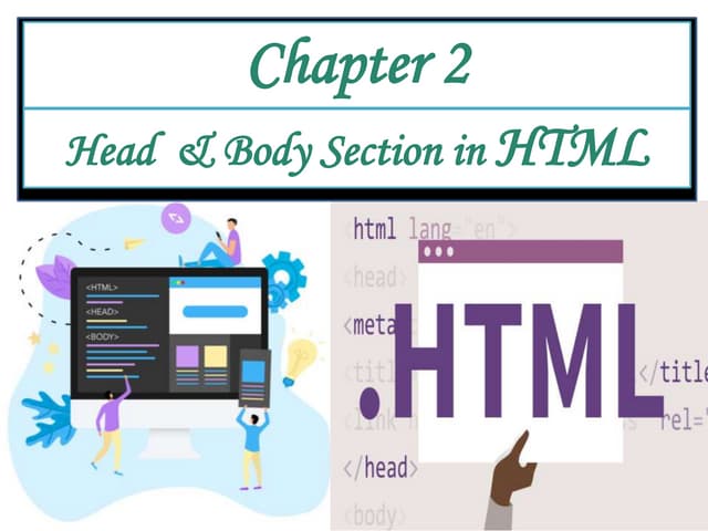 Std 10 Computer Chapter 2 Head And Body Sections In Html Part 1 Ppt