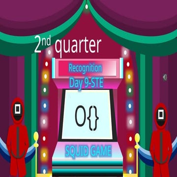 Squid Game Inspired Recognition TemplatePPT | PPTX