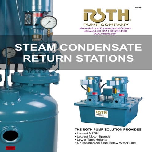 Steam Condensate Return Stations | PDF