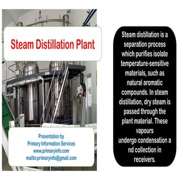 Steam distillation-plant | PDF