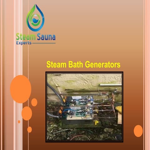Steam bath generators | PPT