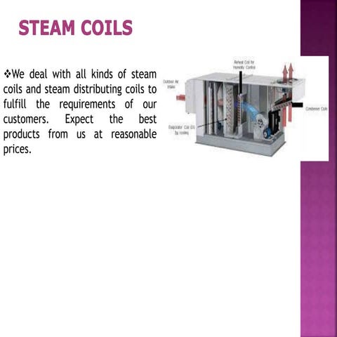 Steam distributing coils | PPT