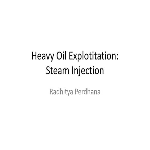 Steam injection | PPT