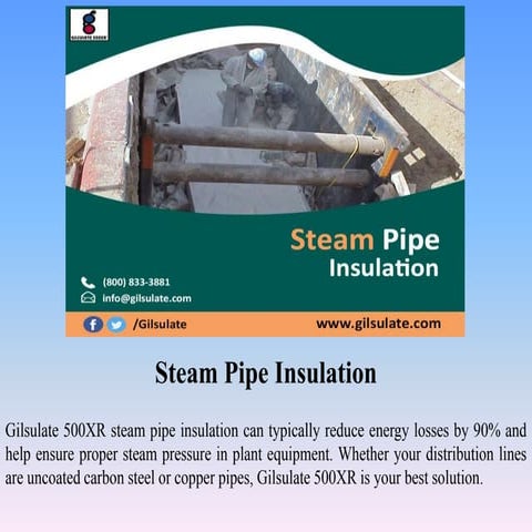 Underground Pipe Insulation | PPTX