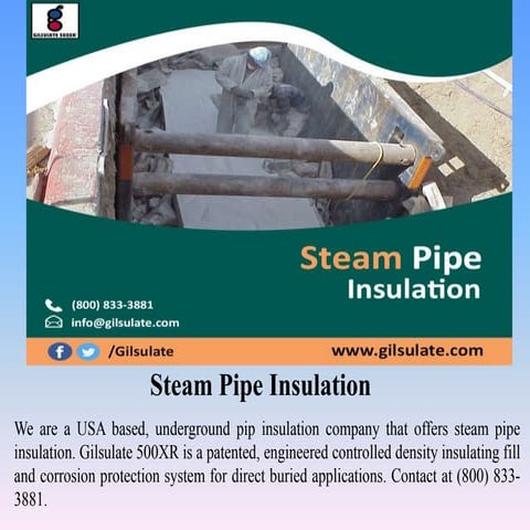 Steam pipe insulation | PPTX