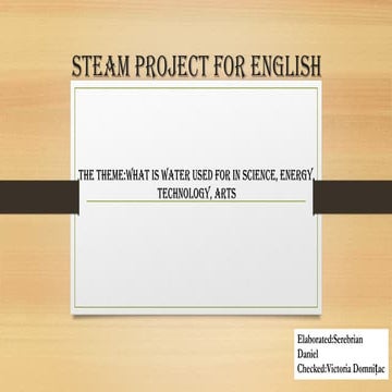 Steam project for english.pptx 2024 2025 | PPTX
