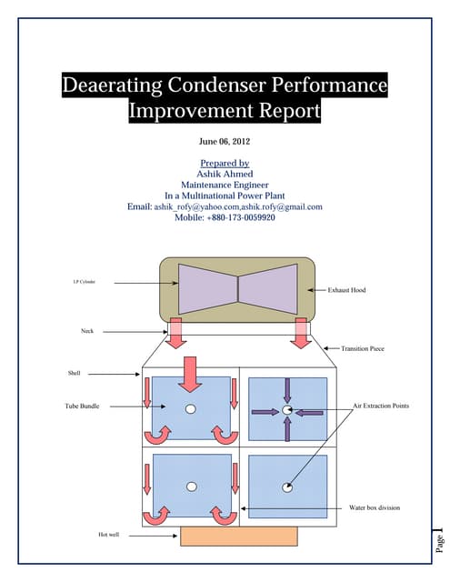 Condenser in thermal power plants | PPT