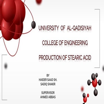 Stearic acid (saturated acid) | PDF