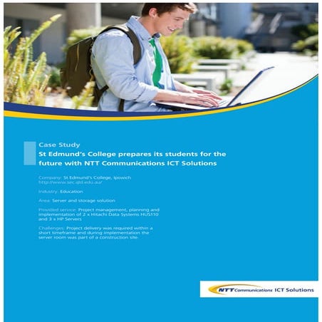 St Edmund's College prepares it's students for the future with NTT ...