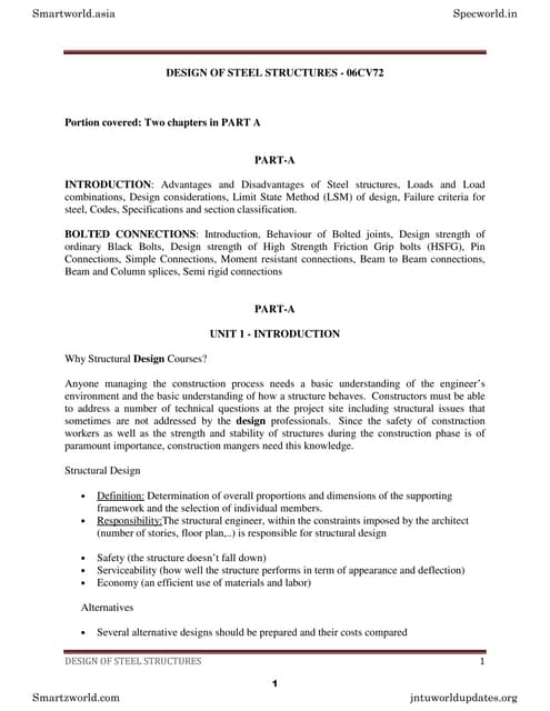 Design of steel and timber structures. Introduction | PPTX