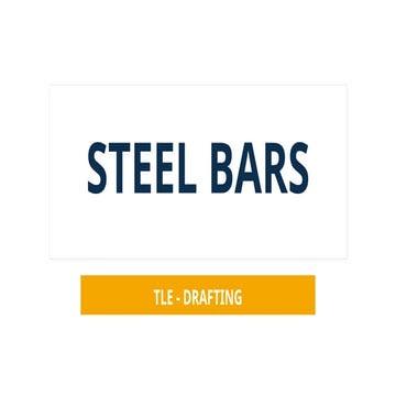 STEEL BARS and It's Uses in Construction | PPTX