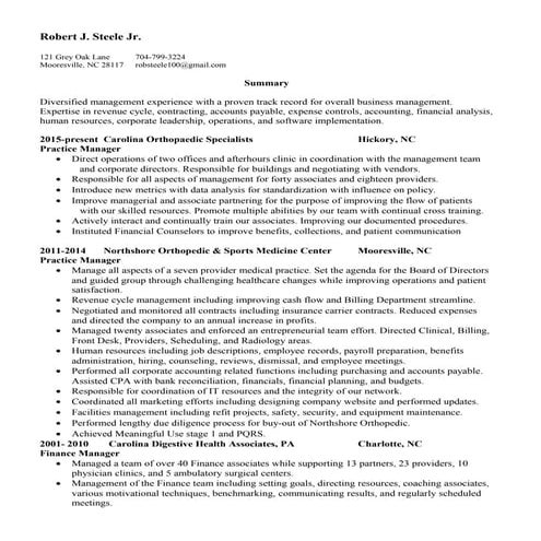 Steele Resume 2016 | DOC