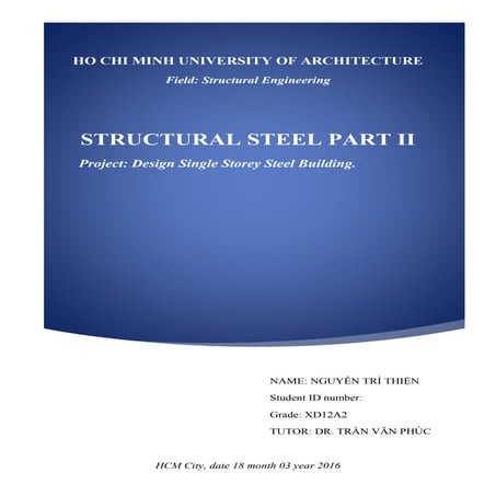 Single storey building design English version | PDF