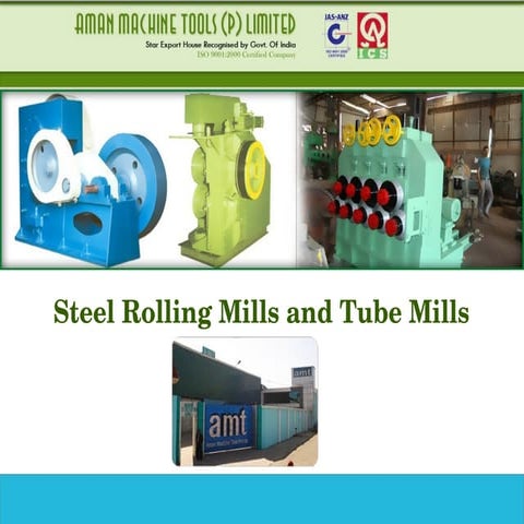 Steel rolling mills and tube mills | PDF