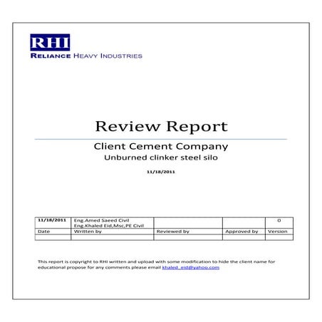 Steel silo failure case study | PDF