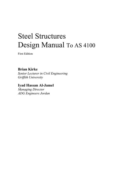 Steel warehouse design report | PDF