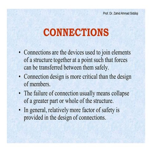 Steel strucure lec # (17) | PPT