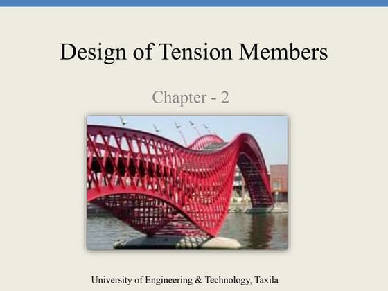 Design aids for tension members as per revised is 800 2007 | PDF
