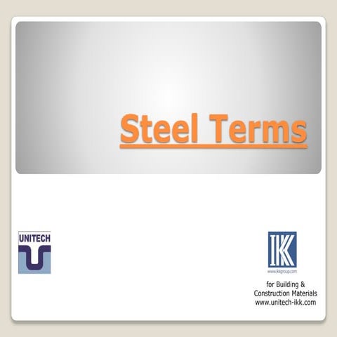 Steel terms | PPT