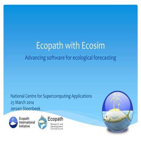 Jeroen Steenbeek Ecopath with Ecosim | PDF