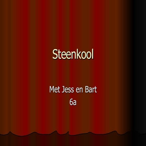 Steenkool | PPT