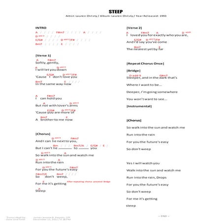 Steep | DOCX