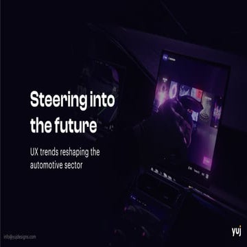 Steering into the future – UX trends reshaping the automotive sector ...