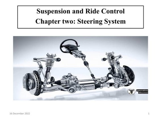 Unit 1 Front Axle & Steering System | PDF