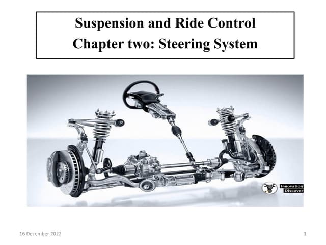 Unit 1 Front Axle & Steering System | PDF
