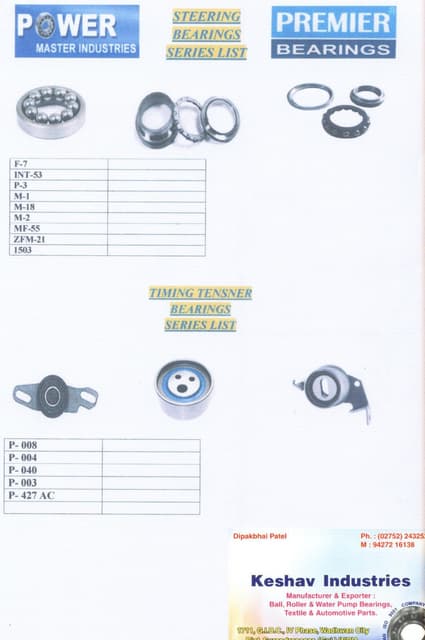 Ball bearing catalog | PDF